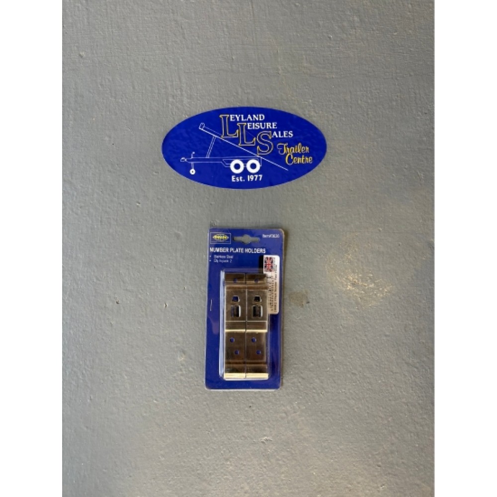 Spring Loaded Number Plate Clips