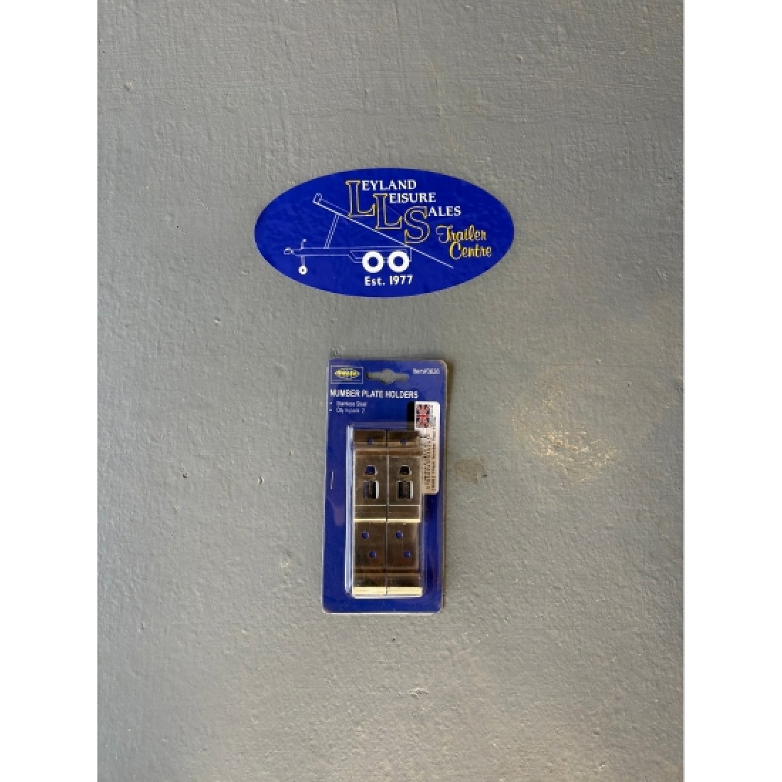 Spring Loaded Number Plate Clips