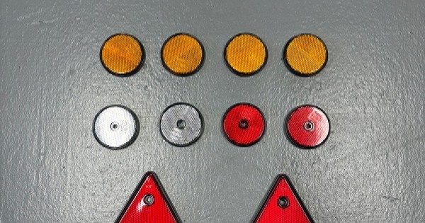 Set Of Trailer Rear Reflectors