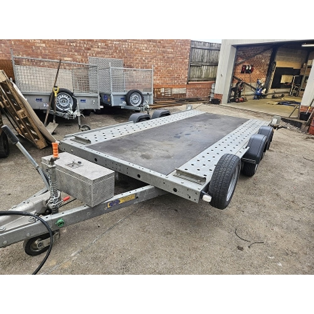 Woodford Car Transporter WBT110 14ft x 6ft 6 Wide Body Ex-Hire Trailer